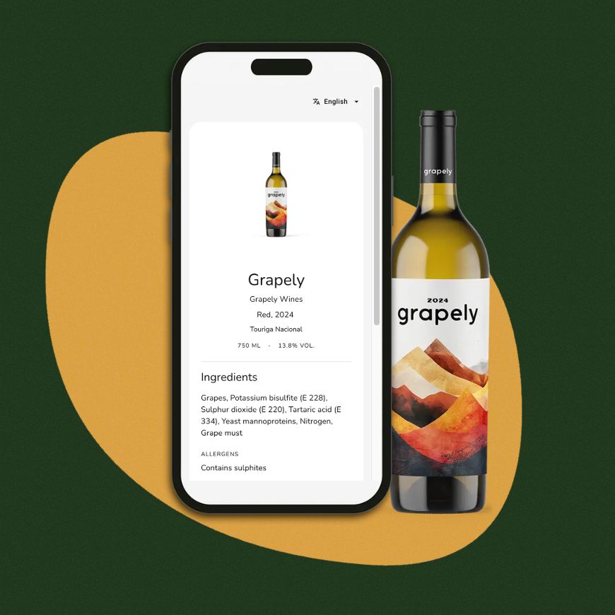 Grapely - Digital Wine Labels with QR Codes